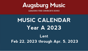 Music Calendar 2023: Year A – Lent