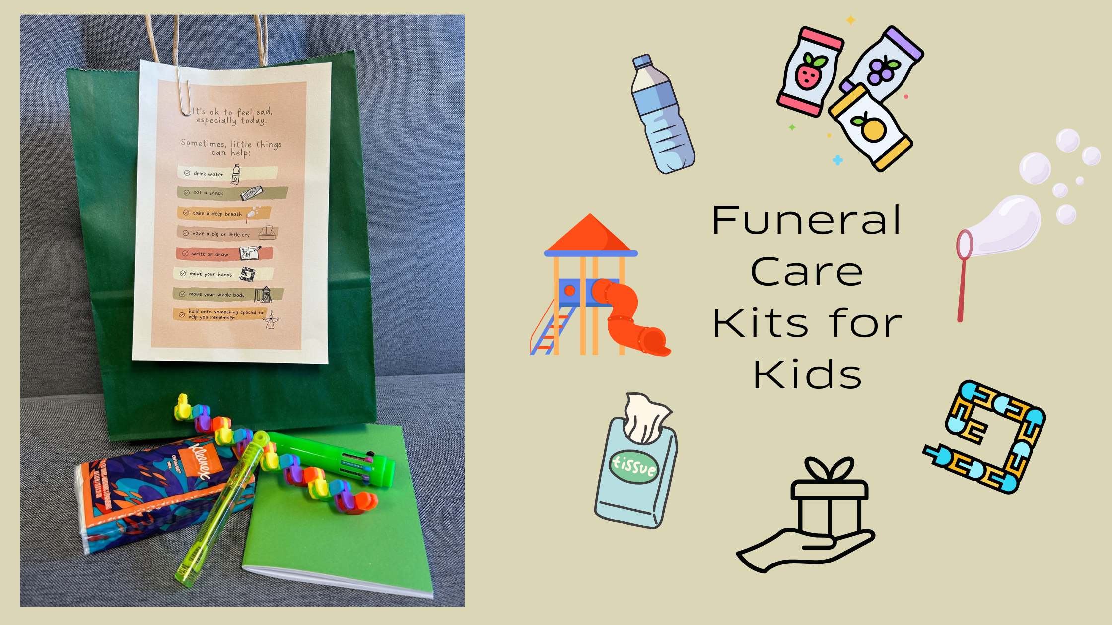 Creating Funeral Care Kits for Kids at Your Church